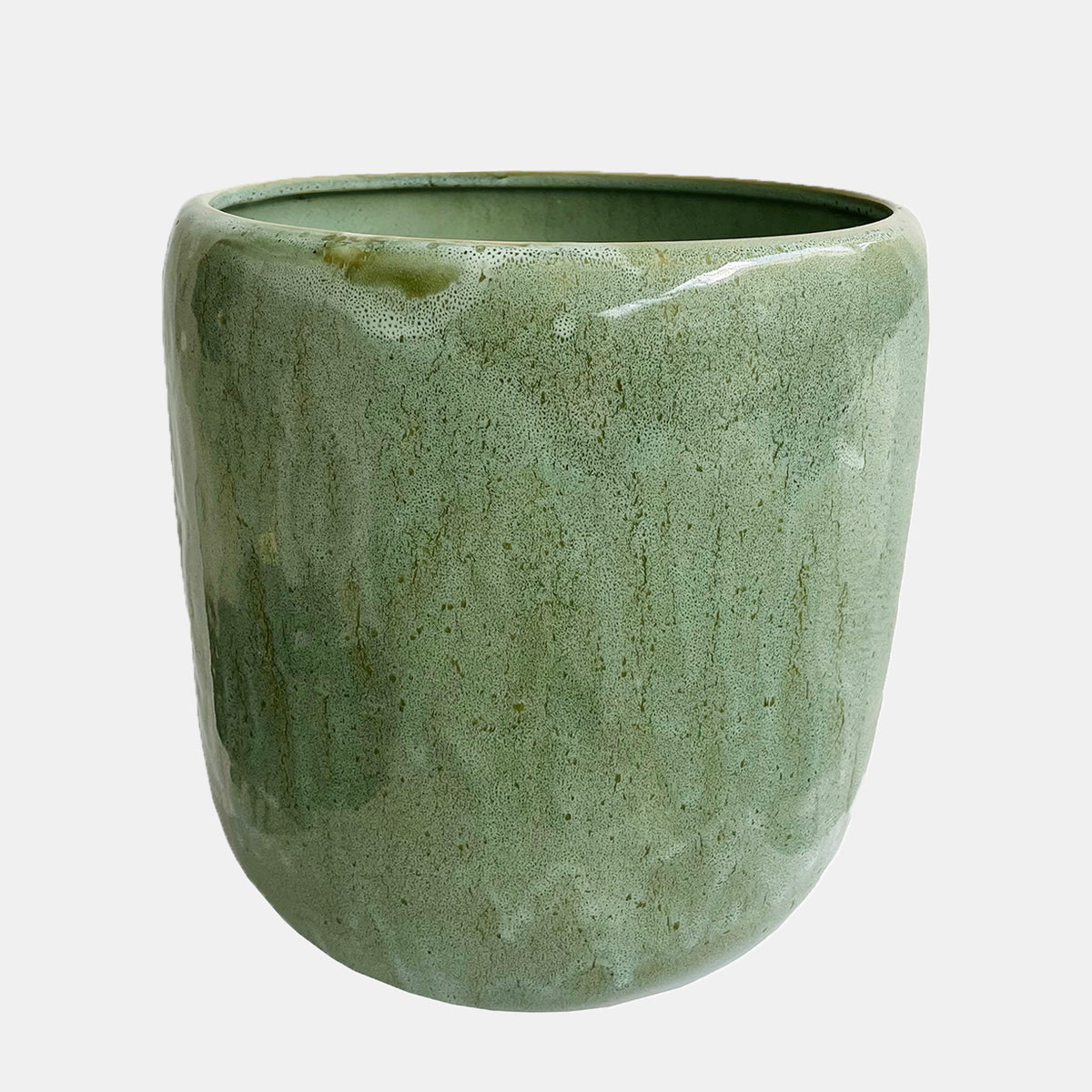 Green Cylinder Ceramic Pot – MaisonNL Concept Store