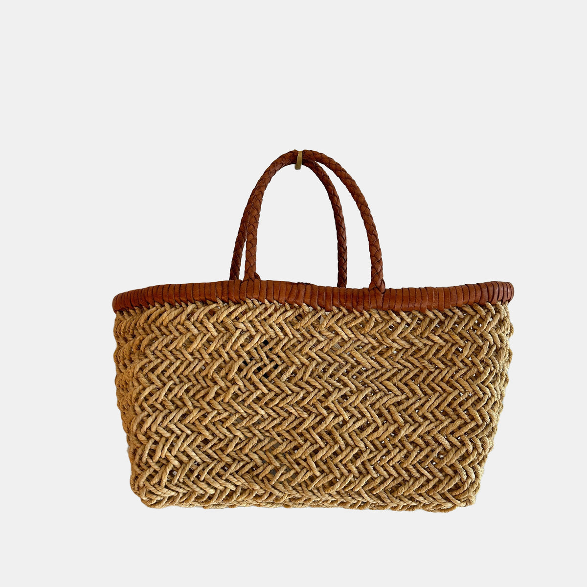Leather & Rope Bag in Cognac – MaisonNL Concept Store