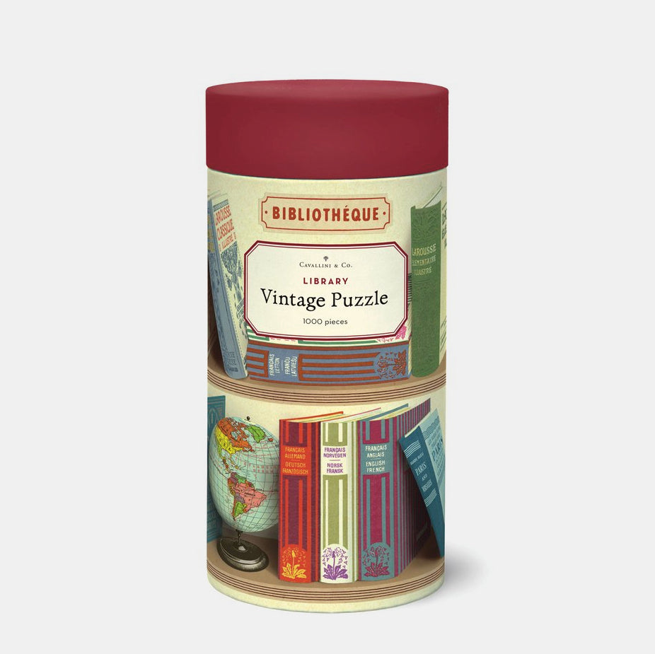 Library Books Puzzle by Cavallini & Co – MaisonNL Concept Store