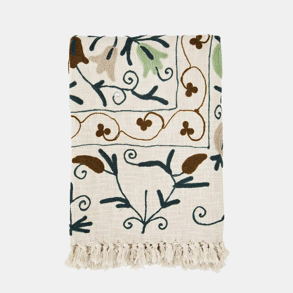 Suzani embroidered cotton throw – MaisonNL Concept Store